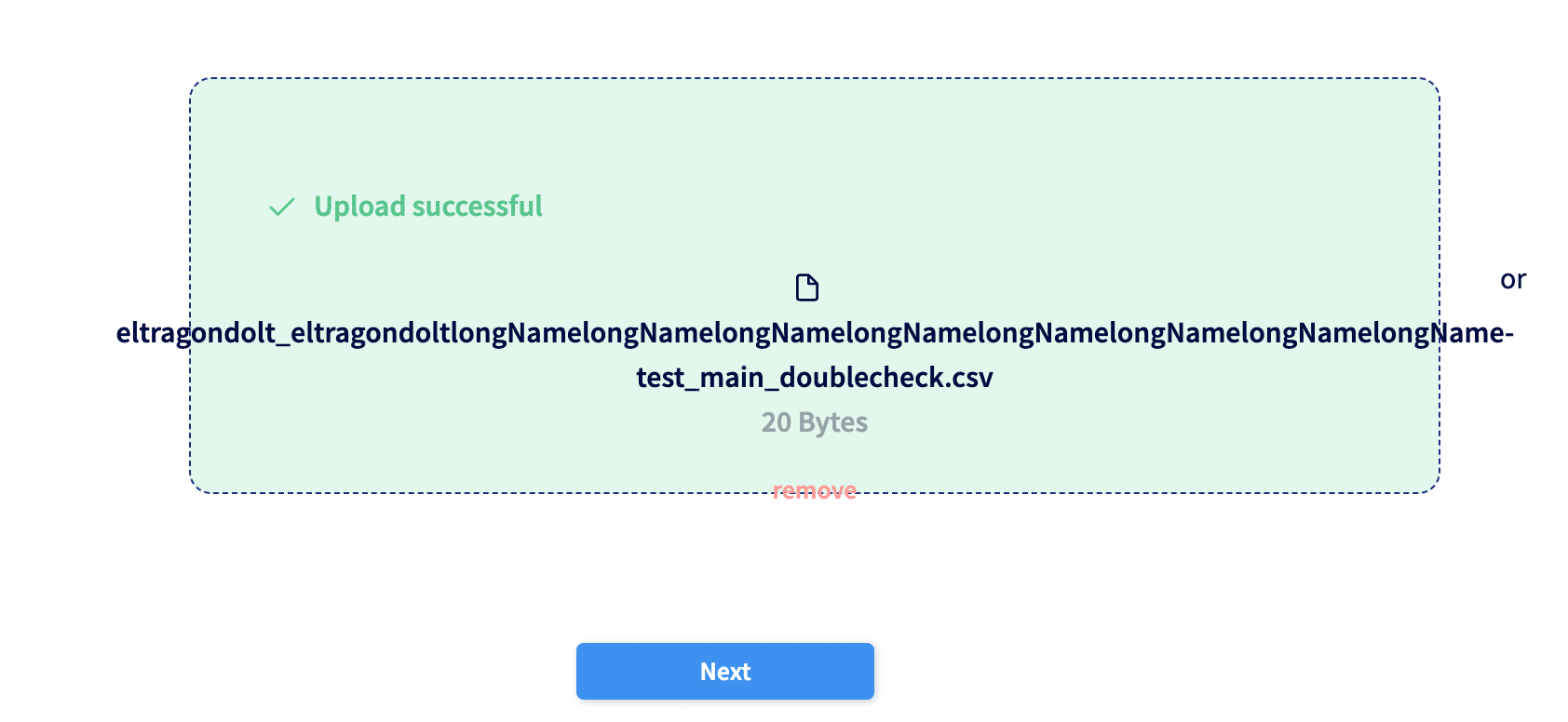 File upload has some CSS bugs with long Filenames · Issue #326 · dolthub/dolthub-issues · GitHub