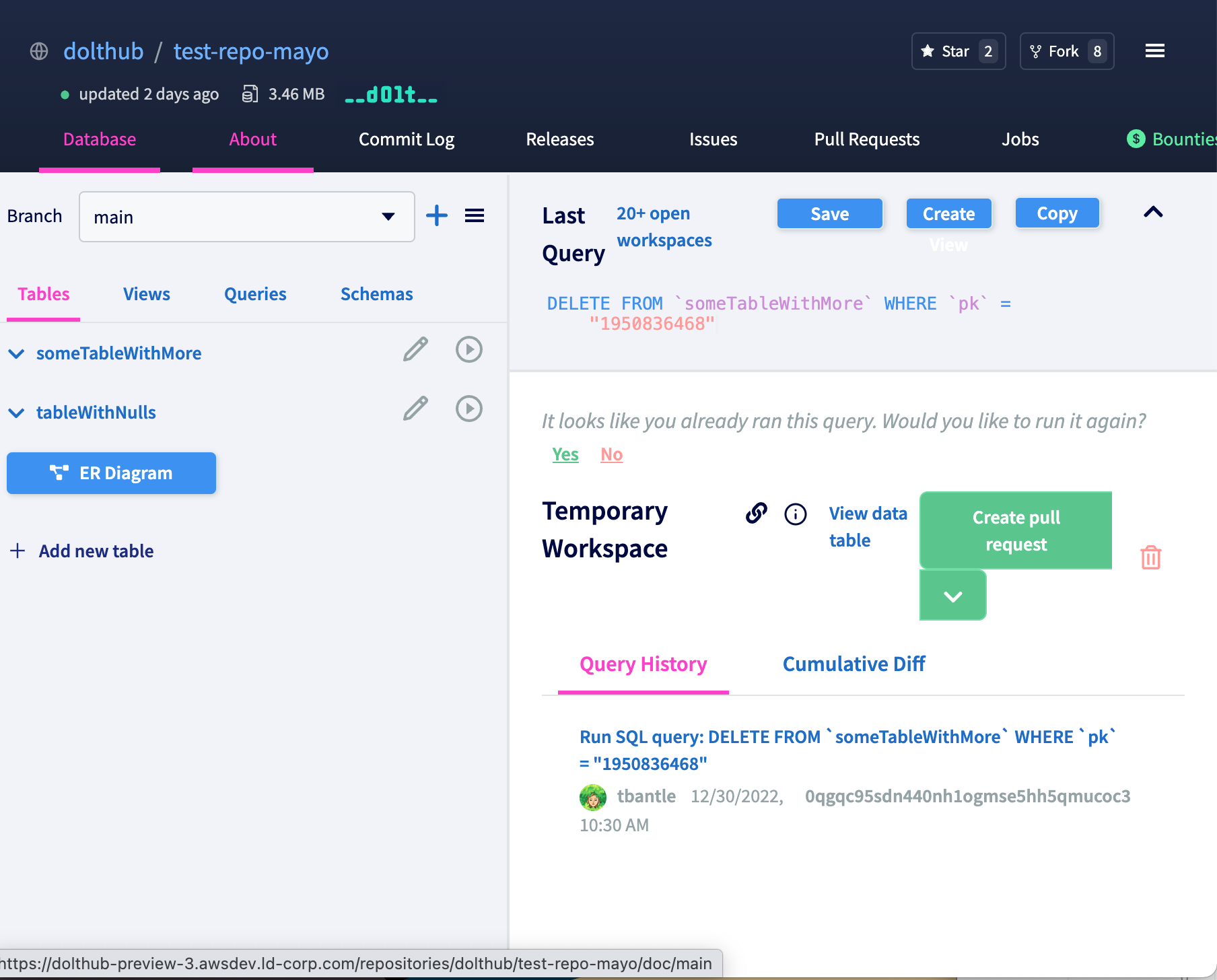 Width issue on this page · Issue #397 · dolthub/dolthub-issues · GitHub