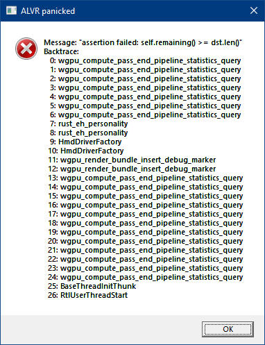 alvr panicked >:( · Issue #1151 · alvr-org/ALVR · GitHub