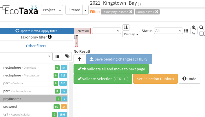 Left pane counts do not reflect current filtering. · Issue #743 ...
