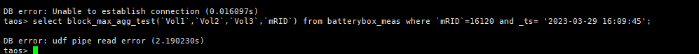 DB error: udf pipe read error · Issue #20701 · taosdata/TDengine · GitHub