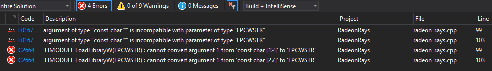 --shared_calc cause build error on VS2015 · Issue #157 · GPUOpen-LibrariesAndSDKs/RadeonRays_SDK ...