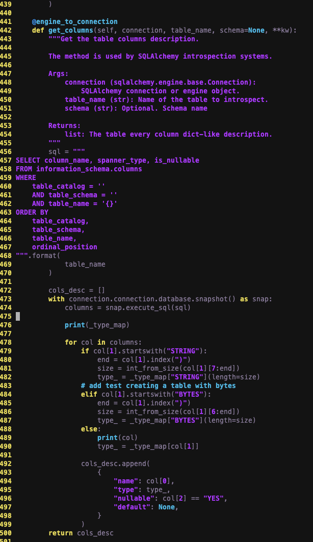 Specifying an Array(String) column type results in a KeyError during Alembic Migrations · Issue ...