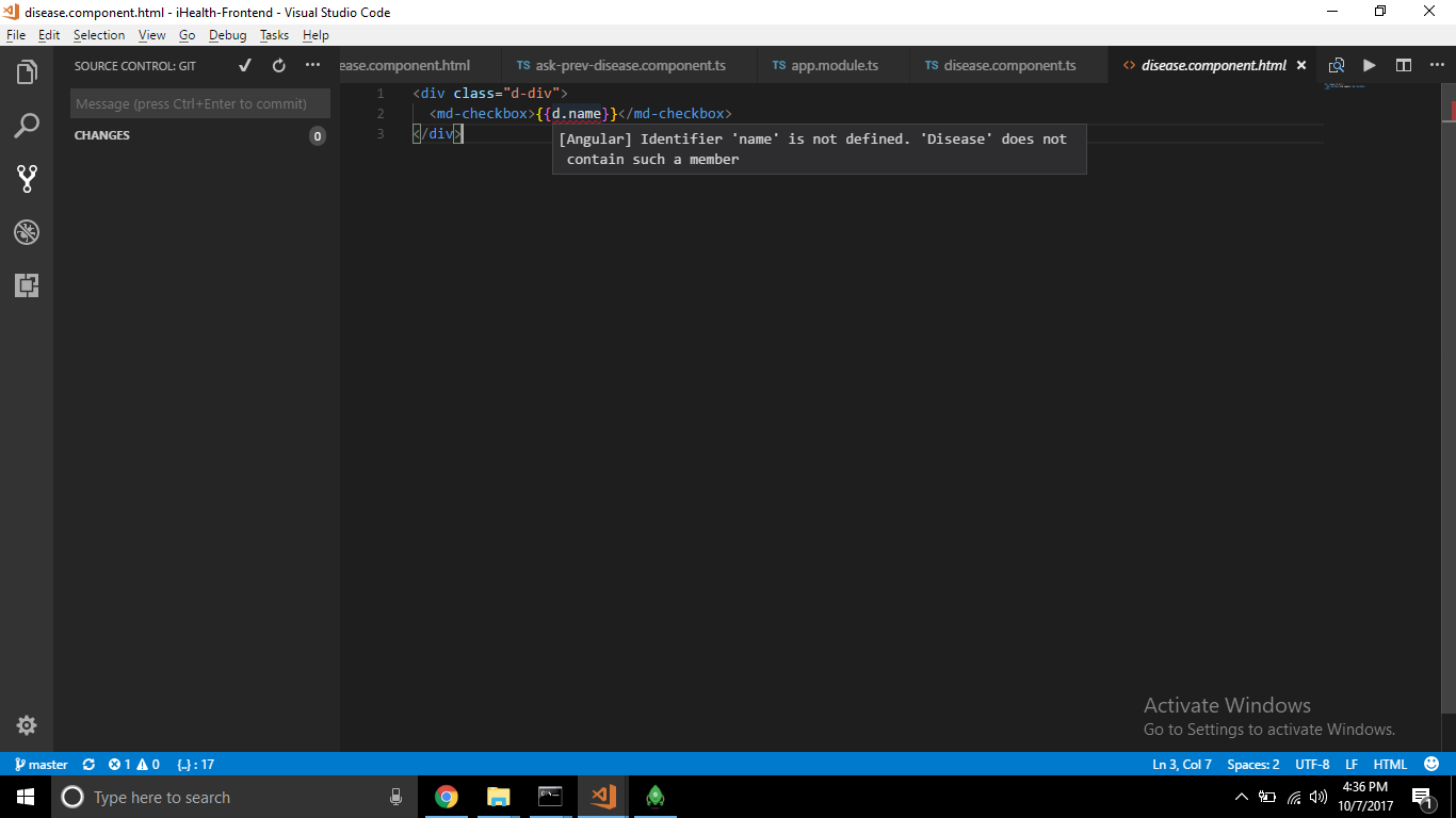 Identifier 'invalid' is not defined. 'NgModel' does not contain such a member · Issue #81 ...