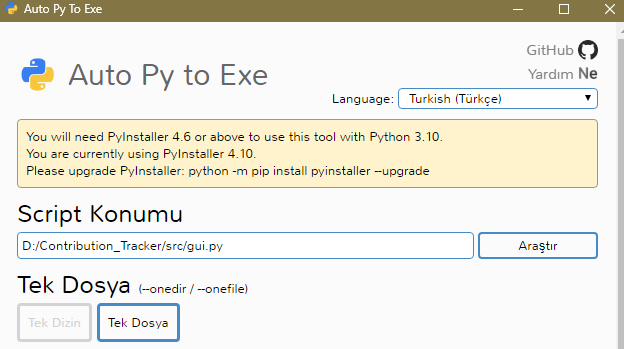 Warning message comes up even though I am using Pyinstaller 4.10! · Issue #259 · brentvollebregt ...