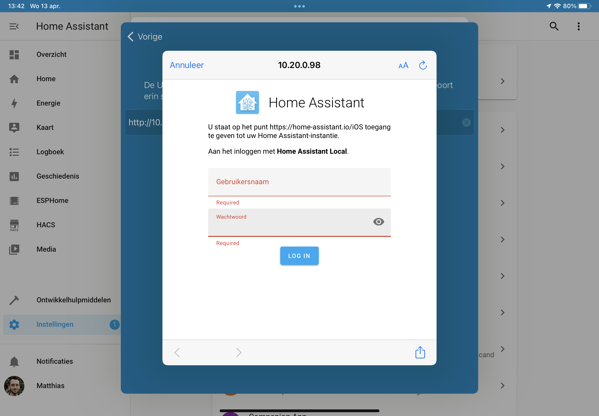 Can't login when adding a second server to the iPad app · Issue #2113 ...