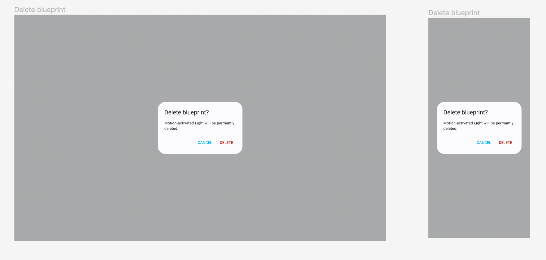 Update Delete Blueprint Dialog · Issue 13093 · Home Assistantfrontend · Github