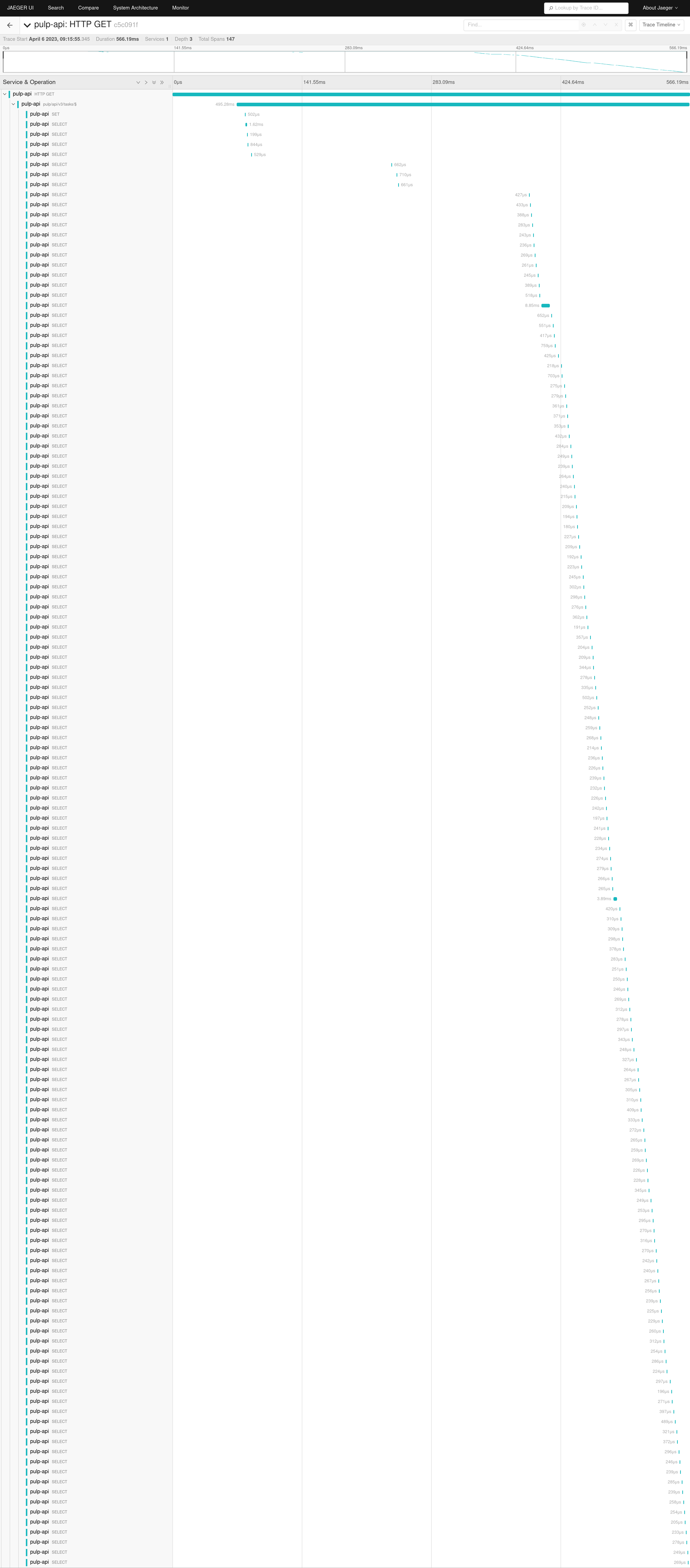 Task listing is extremely unoptimized. · Issue #3711 · pulp/pulpcore · GitHub