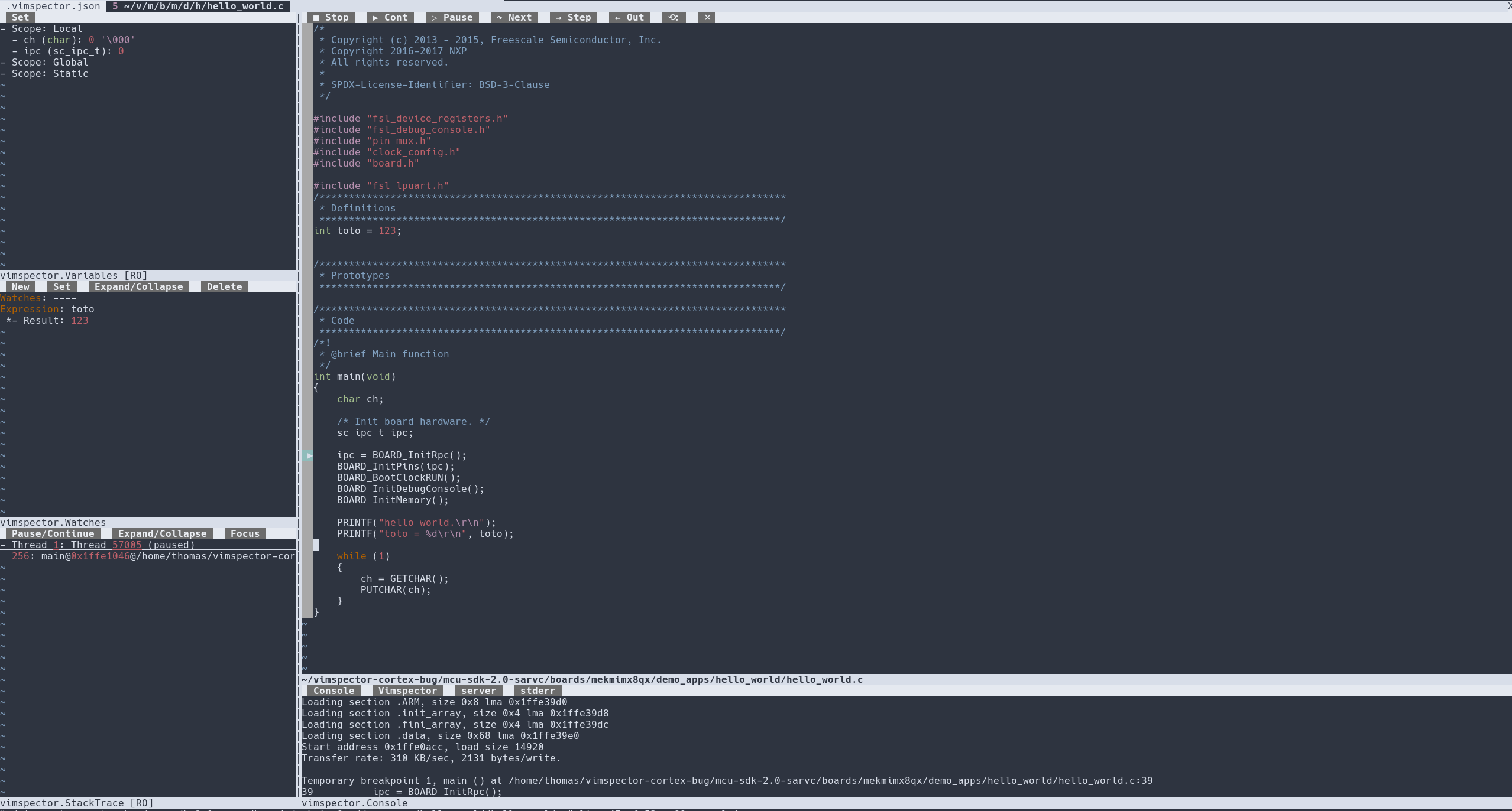 Empty Global scope with cortex-debug adapter · Issue #377 · puremourning/vimspector · GitHub