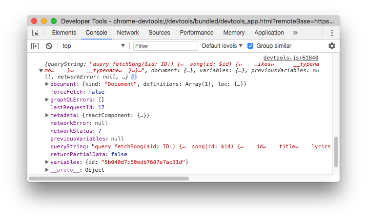 Crashes on clicking Queries · Issue #119 · apollographql/apollo-client-devtools · GitHub
