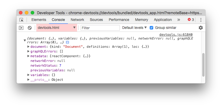 Crashes On Clicking Queries · Issue 119 · Apollographqlapollo Client Devtools · Github