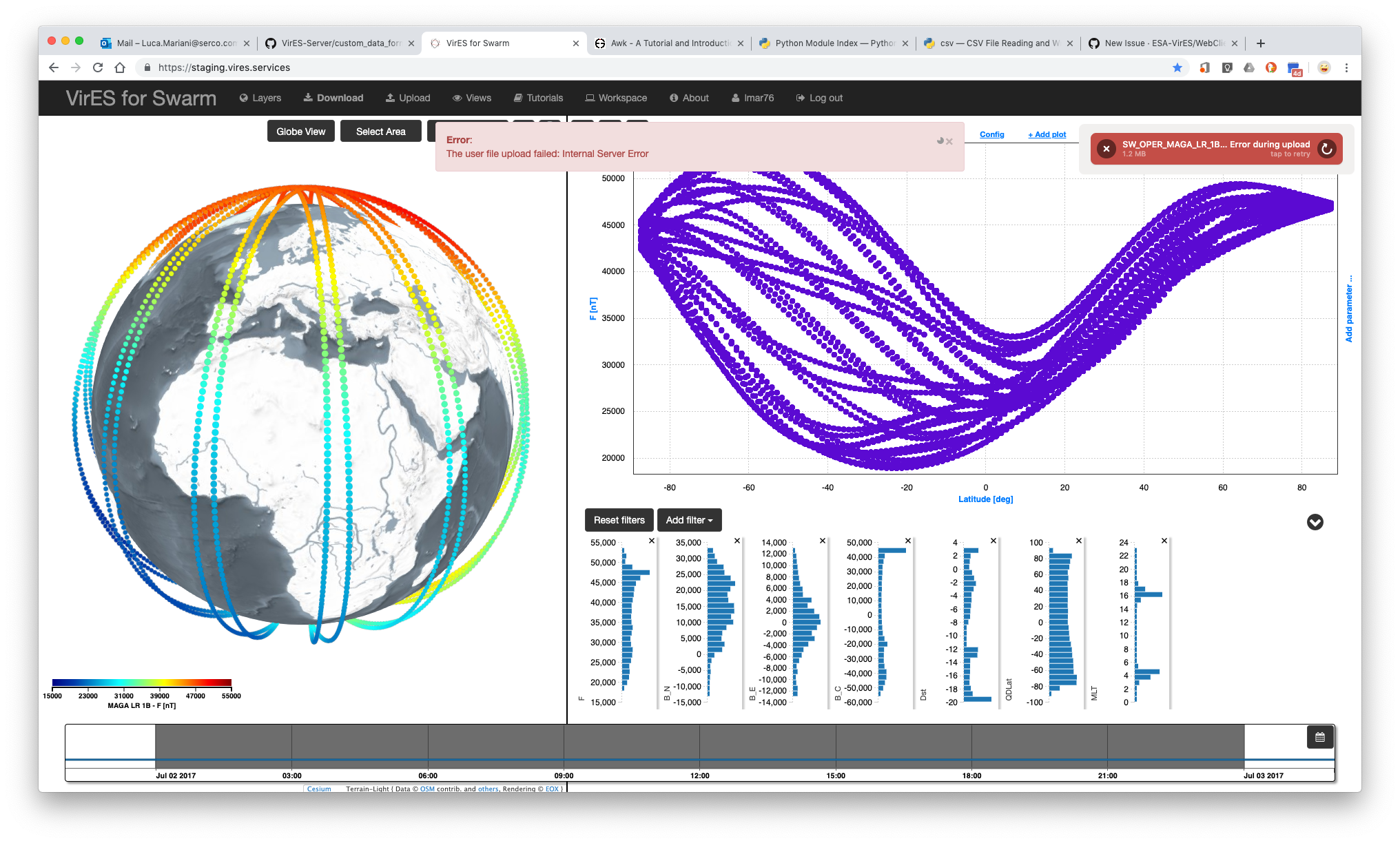 Error while uploading CSV file · Issue #342 · ESA-VirES/WebClient-Framework · GitHub
