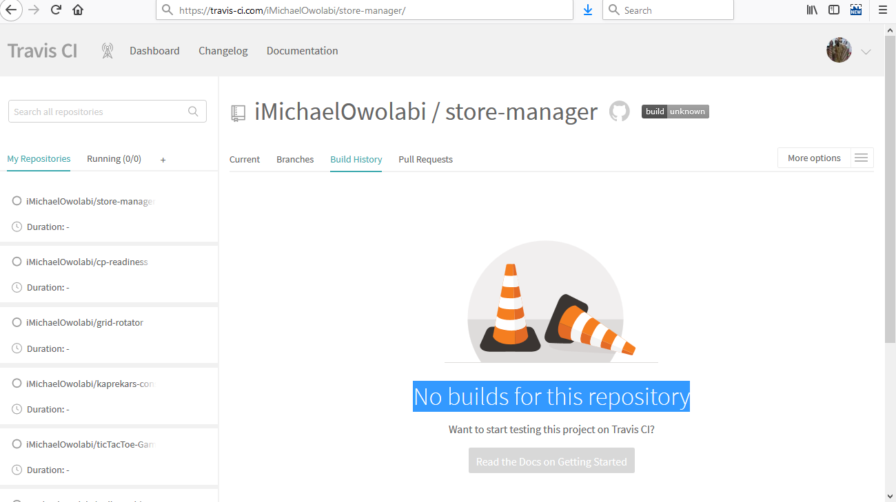 No builds for this repository · Issue #7573 · travis-ci/travis-ci · GitHub