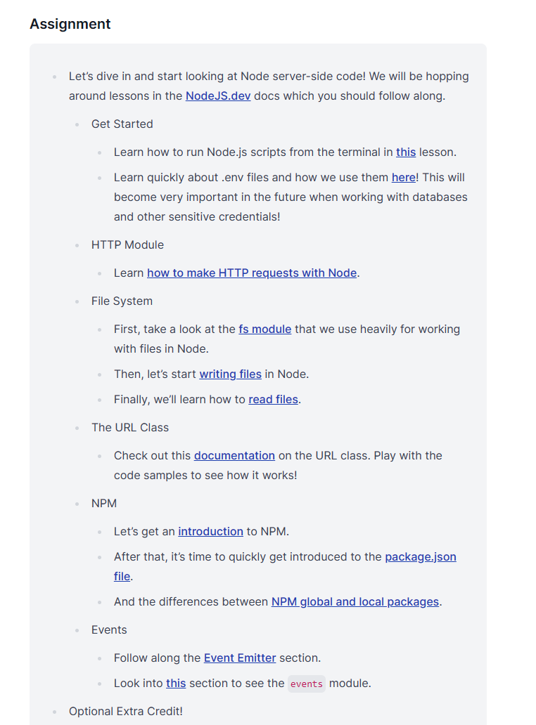 Chore: NPM article in "Getting started with node" should be replaced with new official link ...