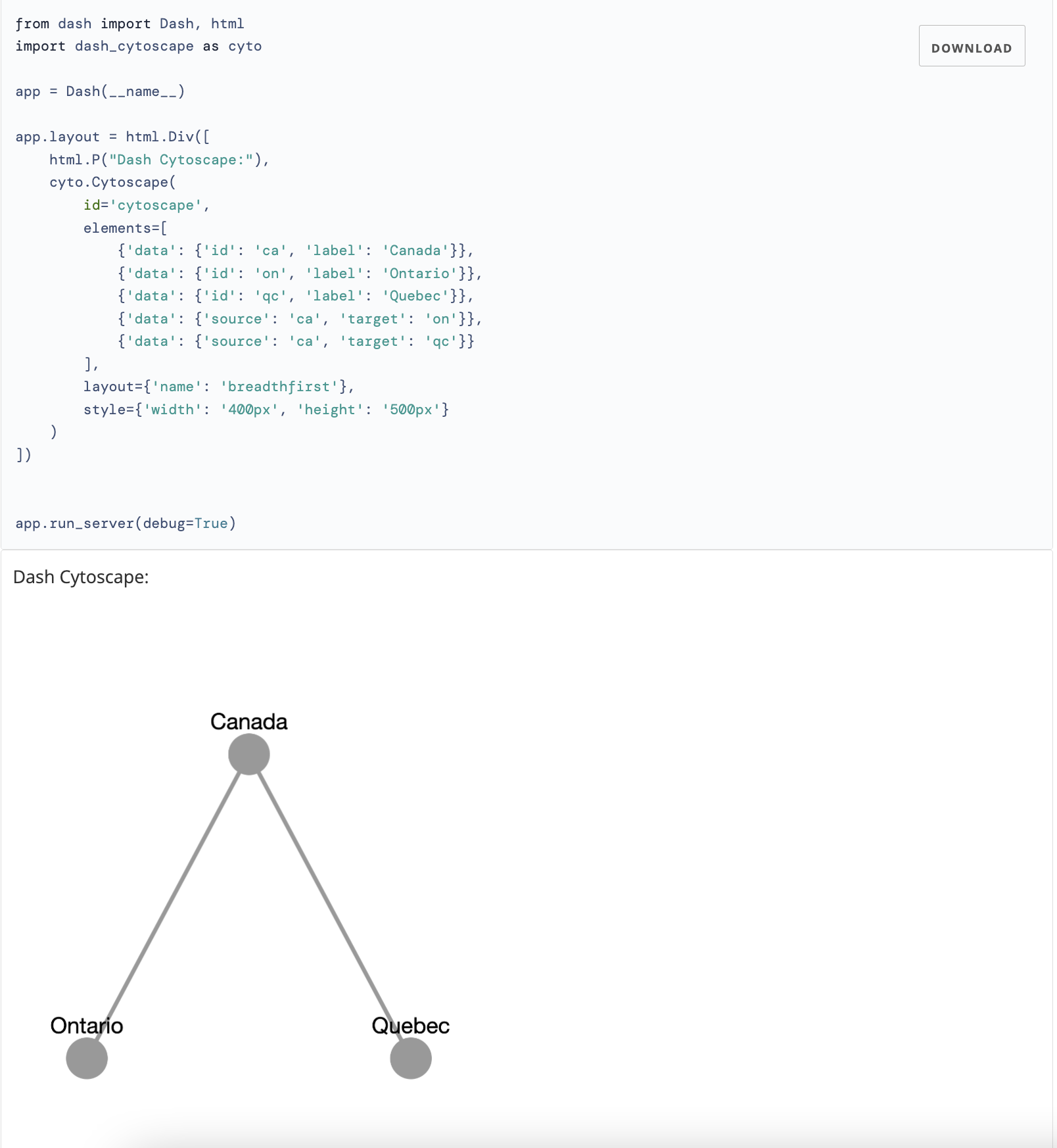 [REF-2927] Allow Dash server to run for arbitrary network graphs (in addition to plotly) · Issue ...
