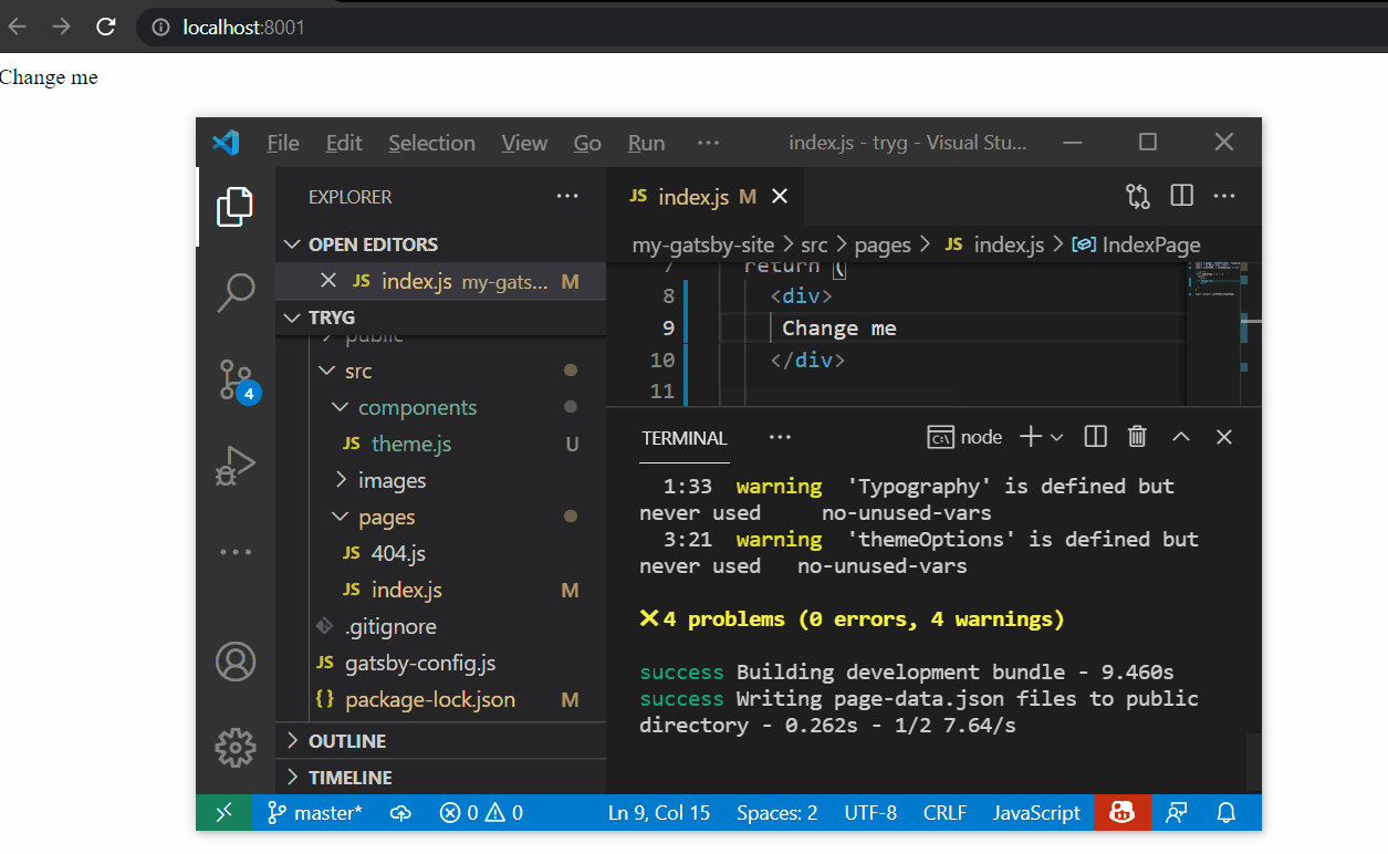 HMR Not working using anon function pattern (or something else ...
