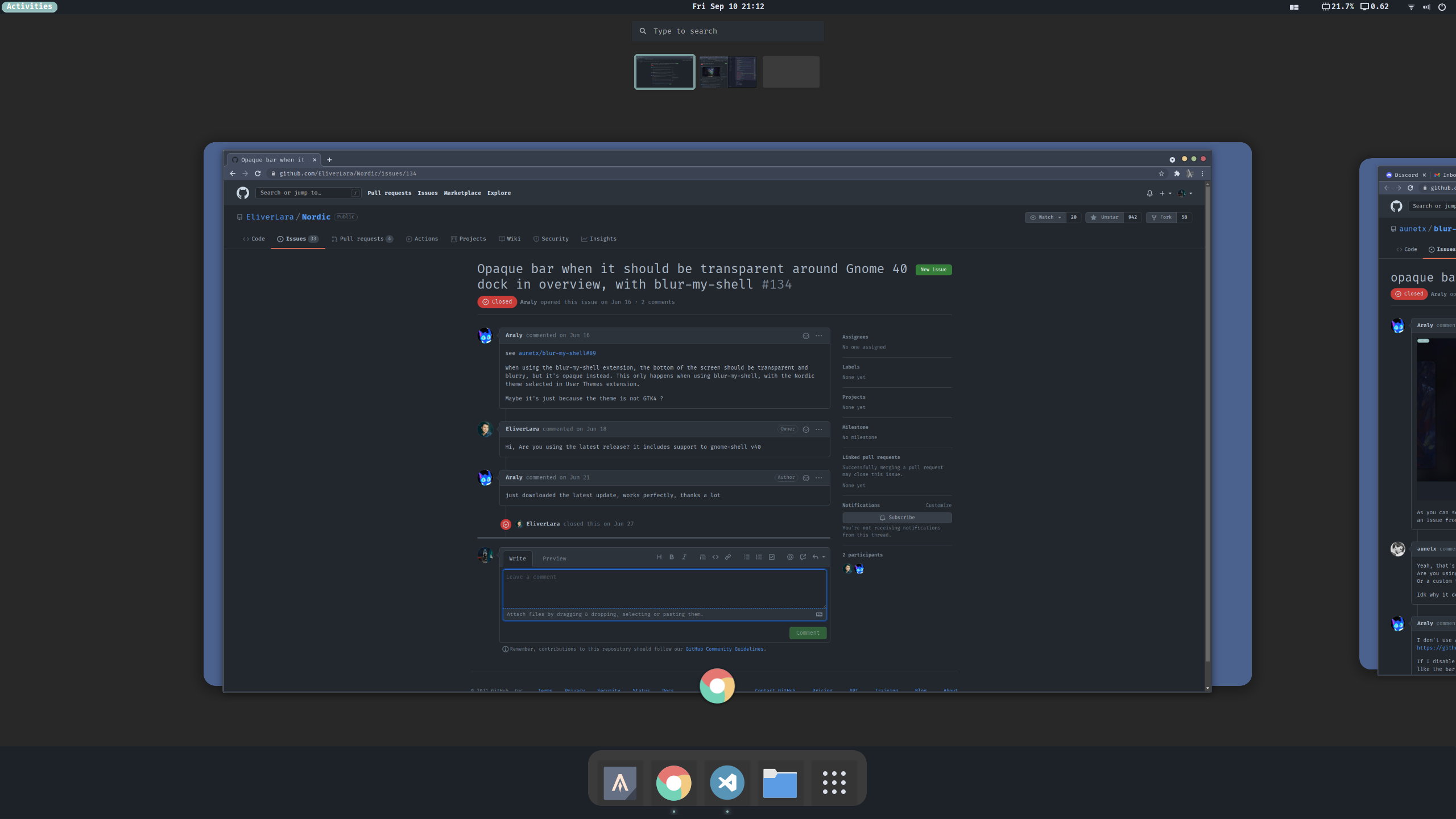 Bad overview icon placement · Issue #154 · EliverLara/Nordic · GitHub