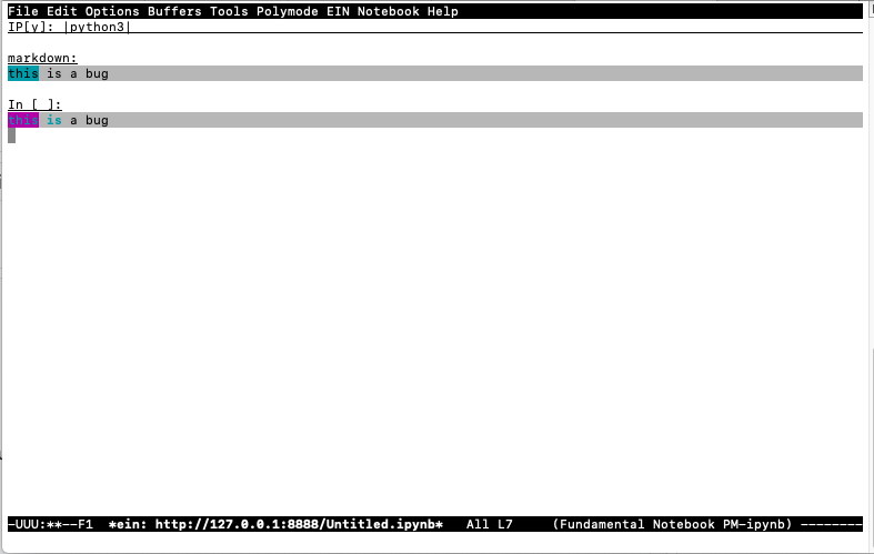 Highlighting Breaks When Searching Inside Notebook · Issue 796 · Millejoh Emacs Ipython