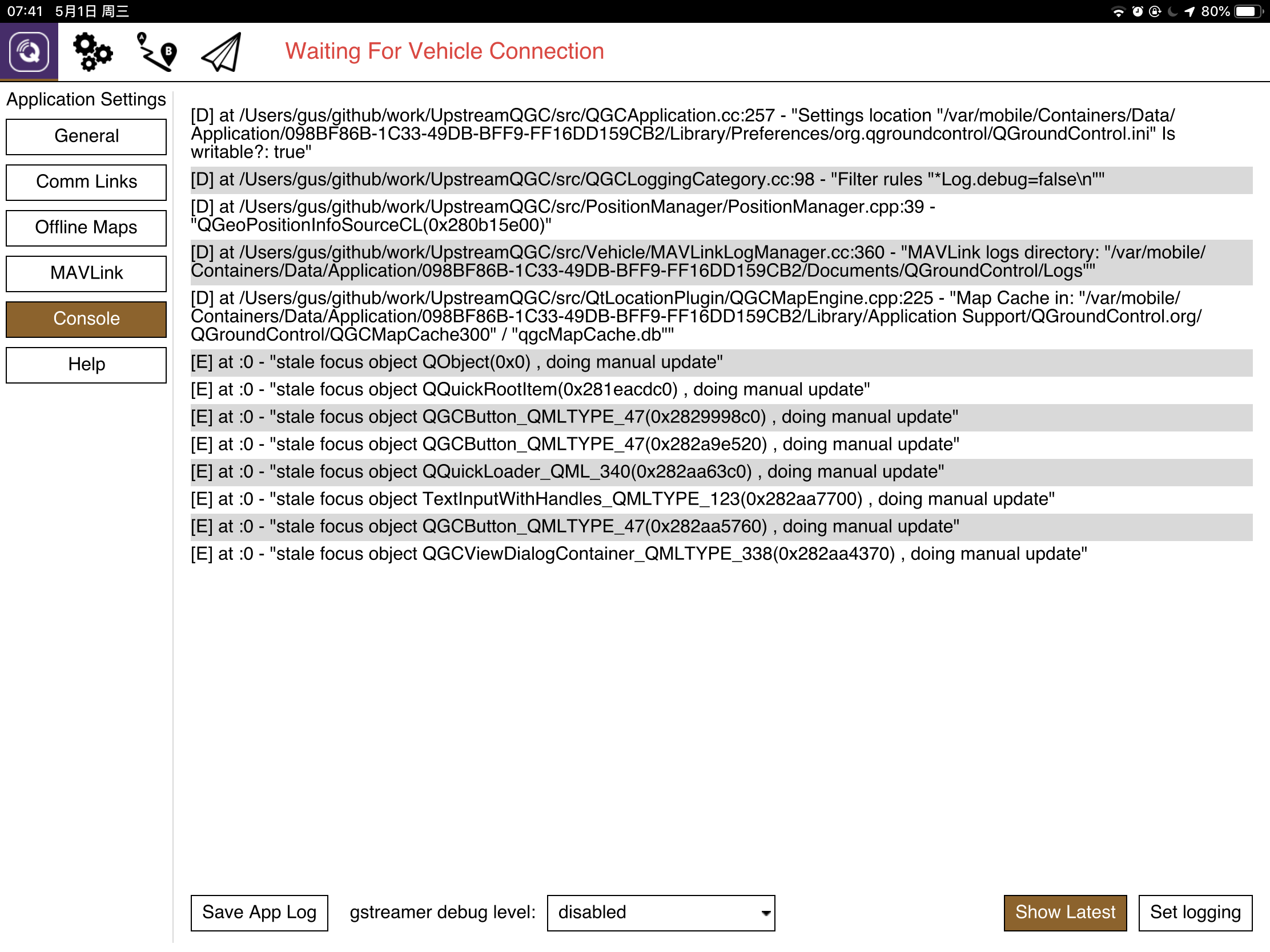 QGroundControl v3.4.3（iOS version） doesn’t change language as system ...