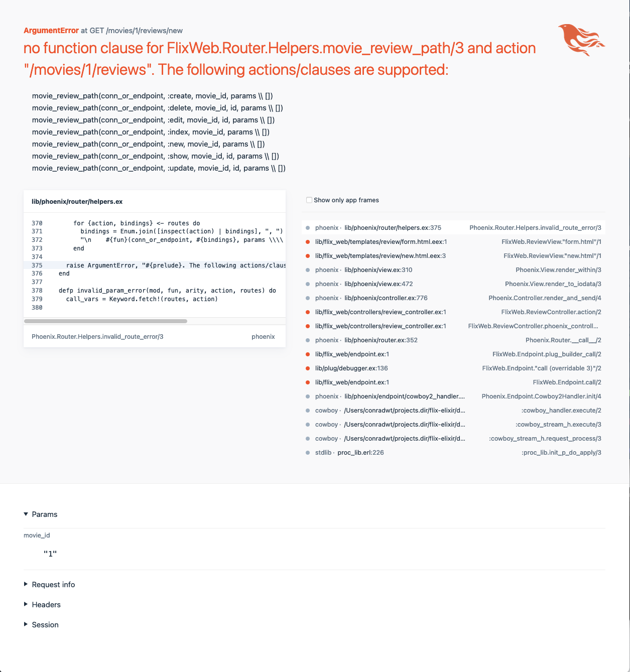 no function clause matching in Keyword.has_key?/2 · Issue #4280 · phoenixframework/phoenix · GitHub