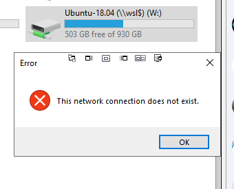 cannot disconnect mapped network drive that points to \\wsl$ · Issue #5080 · microsoft/WSL · GitHub