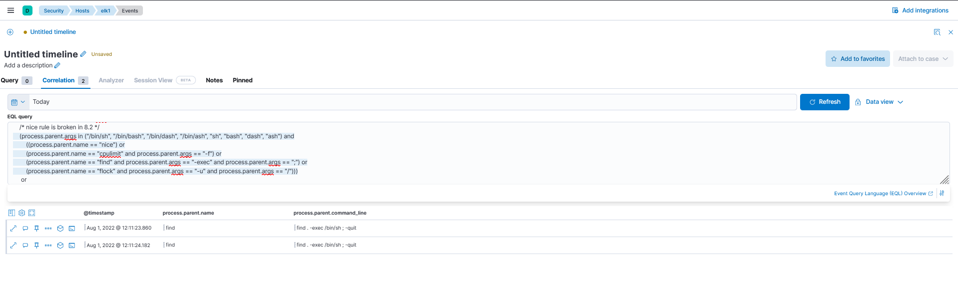 [Rule Tuning] execution_shell_evasion_linux_binary · Issue #2205 · elastic/detection-rules · GitHub