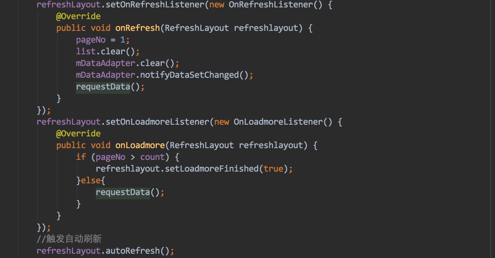 上拉加载更多问题 · Issue #57 · scwang90/SmartRefreshLayout · GitHub