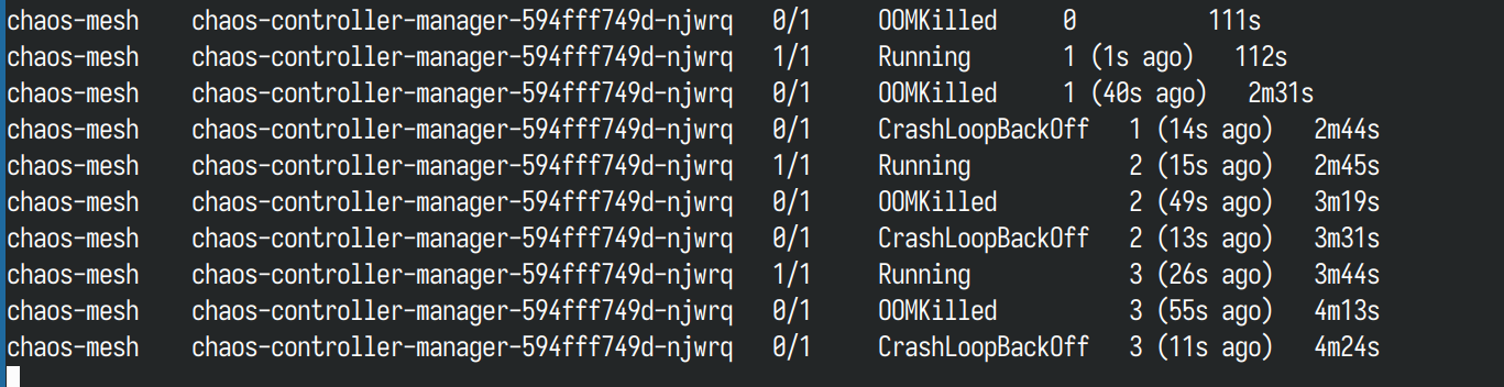 chaos-controller-manager: memory keeps increasing · Issue #3761 · chaos-mesh/chaos-mesh · GitHub