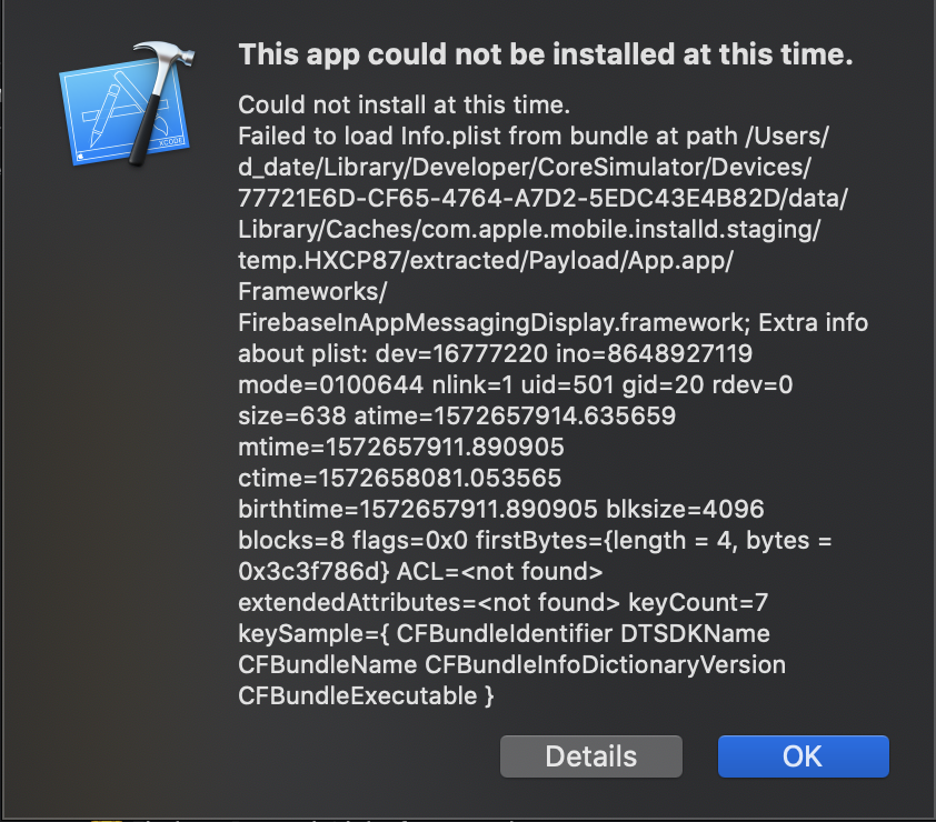 Could Not Install At This Time Using Carthage · Issue 4225 · Firebasefirebase Ios Sdk · Github