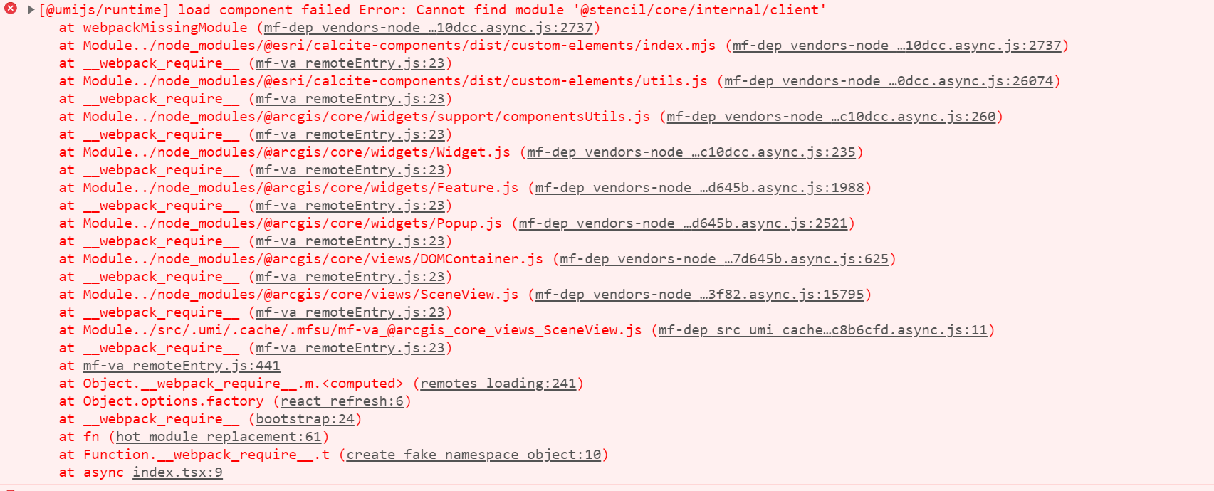[mfsu] 开启 mfsu 后，疑似并不能拉取和缓存依赖中的依赖？导致 Cannot find module，系统报错 · Issue ...