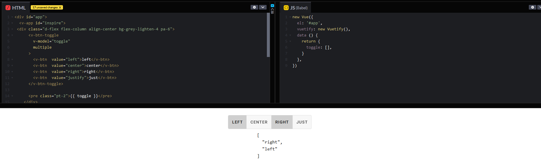 [bug Report][3 1 15] V Btn Toggle Reordering Items After Multiple Selection In Vuetify 3 · Issue