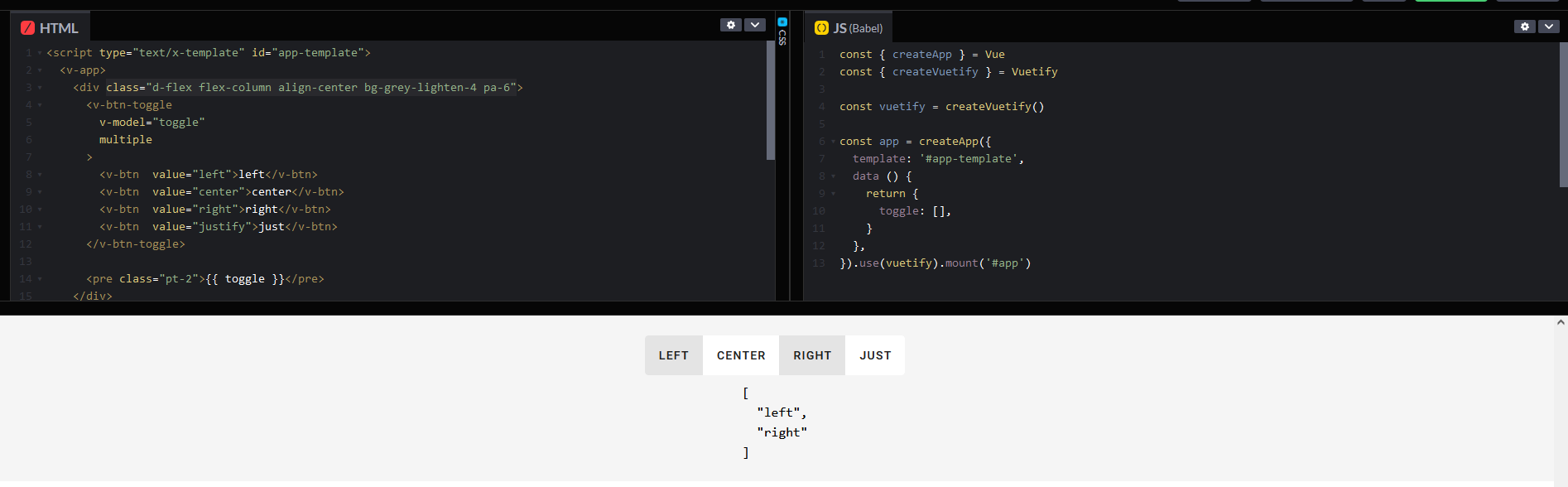 [Bug Report][3.1.15] v-btn-toggle reordering items after multiple selection in vuetify 3 · Issue ...