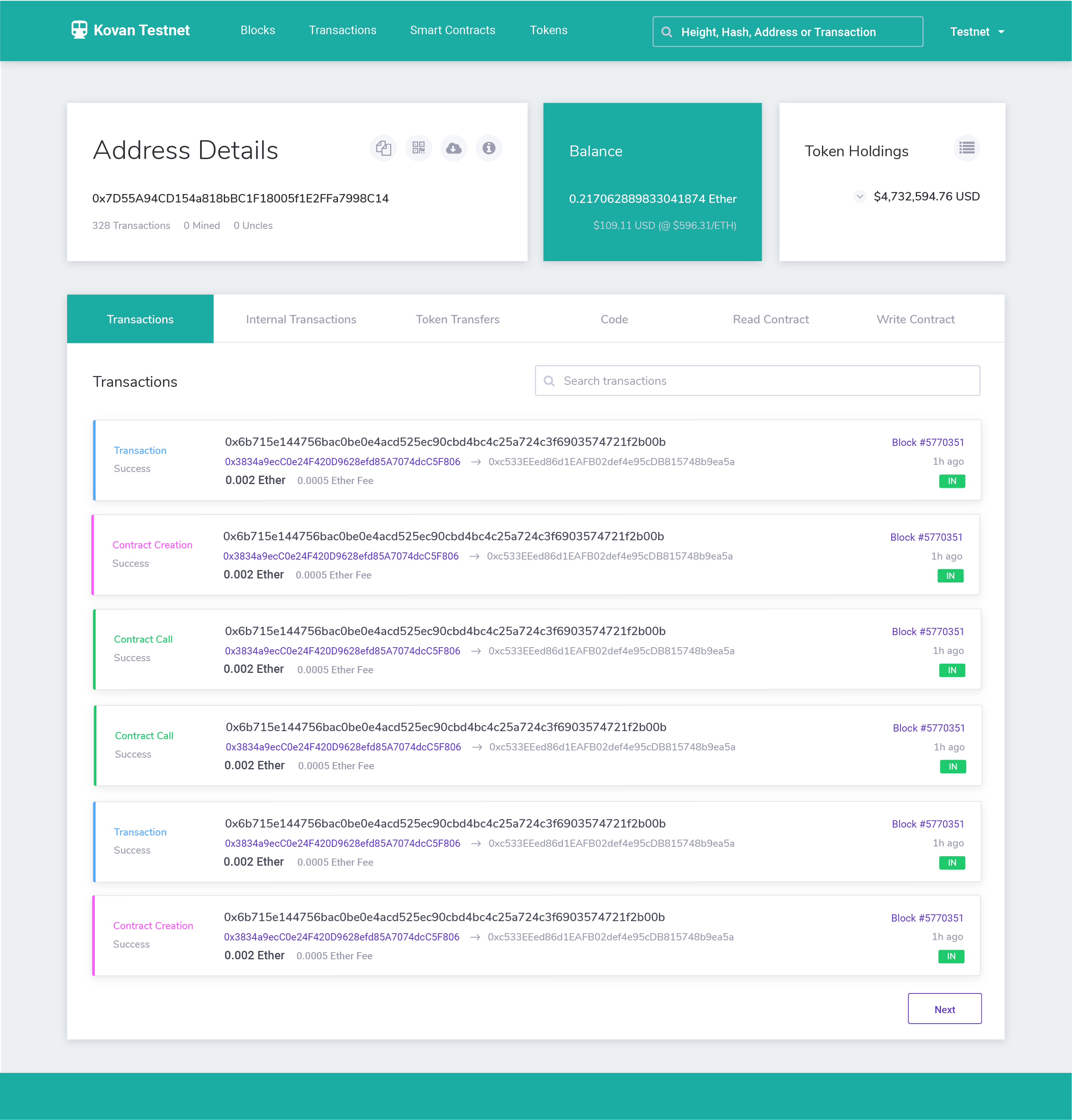 Ethereum chain mockups · Issue #444 · blockscout/blockscout · GitHub