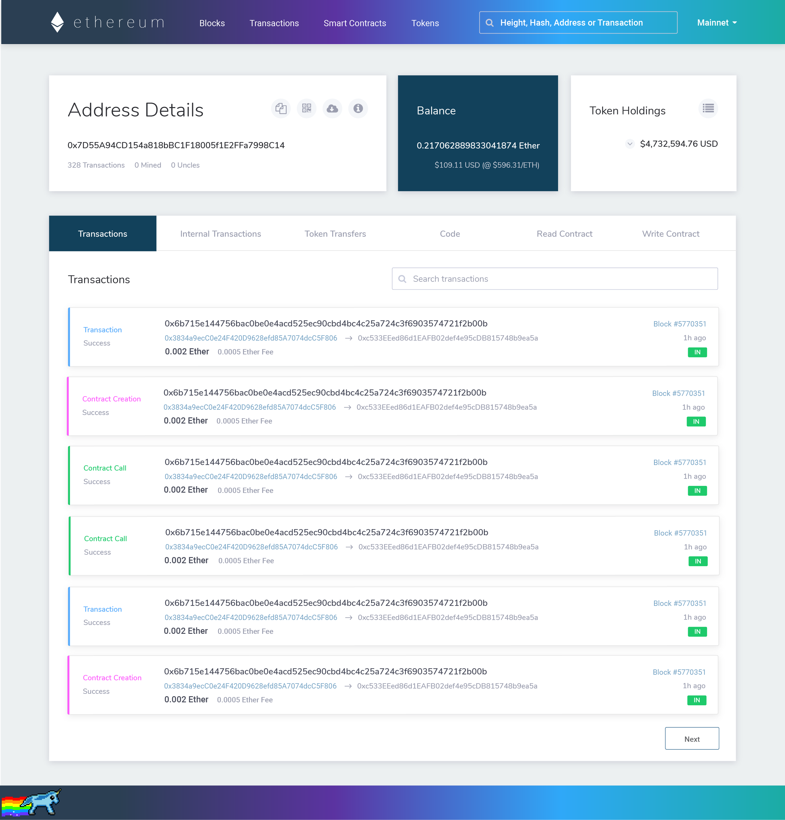 Ethereum chain mockups · Issue #444 · blockscout/blockscout · GitHub