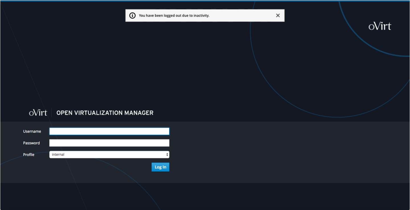 session timeout should follow the patternfly session timeout pattern · Issue #598 · oVirt/ovirt ...