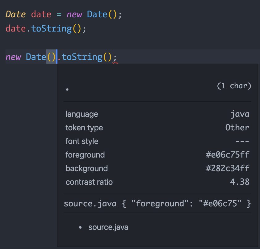 Inconsistency Of Variable And New Variable Method Call · Issue 213 · Atom Language Java · Github