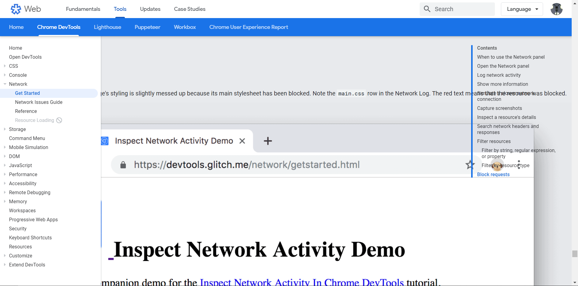 Unreadable section "Block requests" - content and image overflow on laptop screen size · Issue ...