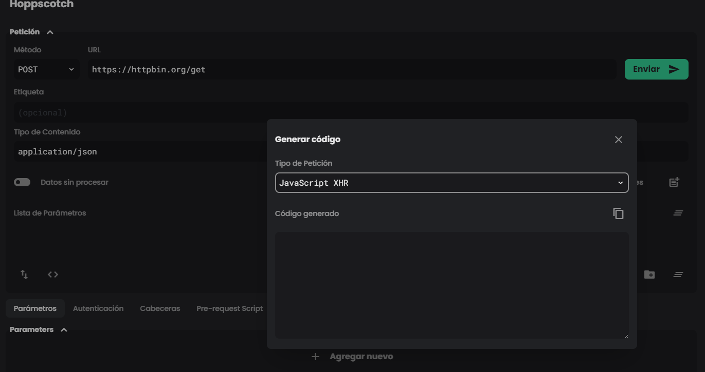 Javascript's code generation not working with body · Issue #1197 · hoppscotch/hoppscotch · GitHub
