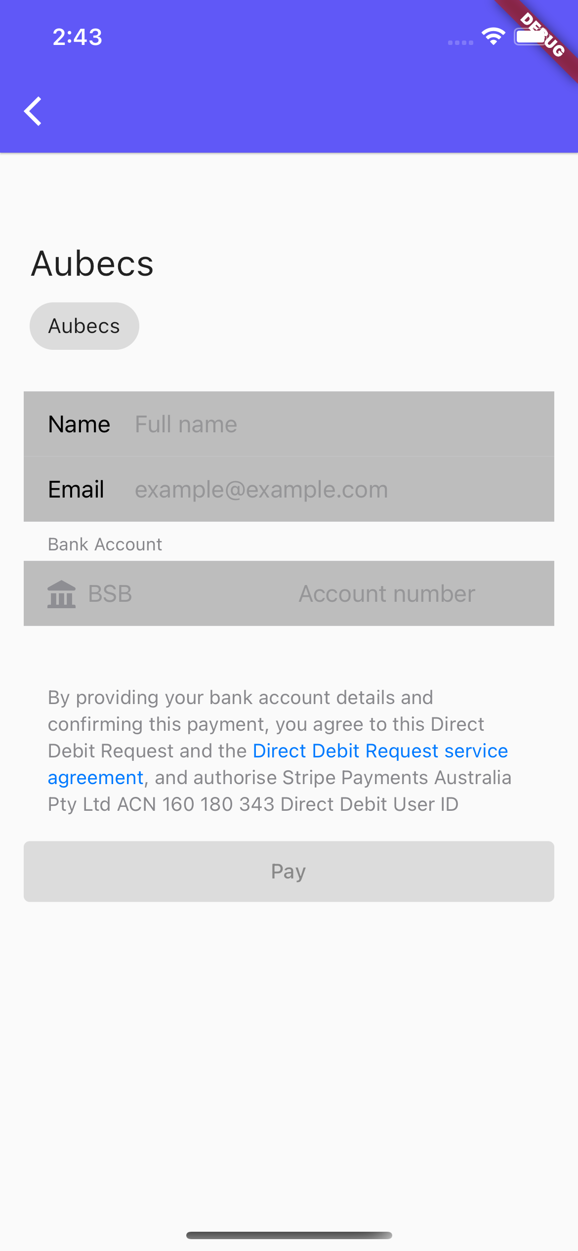 Big difference AUBECS form android and iOS · Issue #743 · stripe/stripe-react-native · GitHub