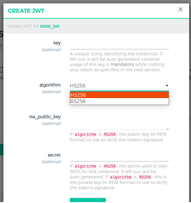 JWT with HS512 algorithm · Issue #704 · pantsel/konga · GitHub