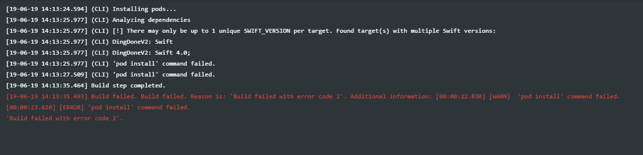 Error Code 2 When Building With Nativescript Sidekick · Issue 357 · Progressnssidekick 4955