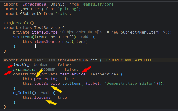 Rainbow Variables not correctly identifying Typescript Class variables ...