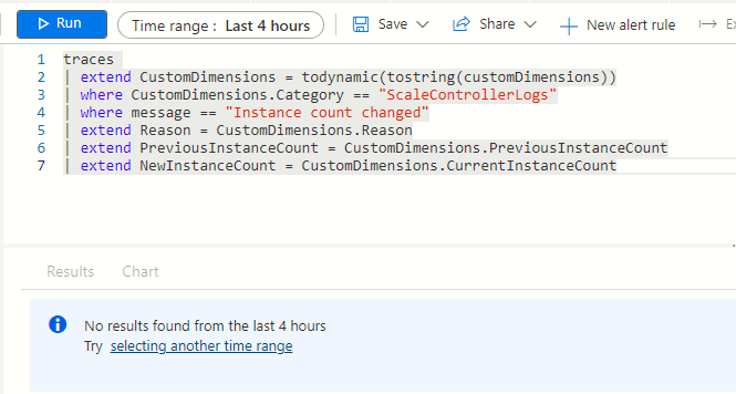 SCALE_CONTROLLER_LOGGING_ENABLED but no scaling information found in Application Insights ...