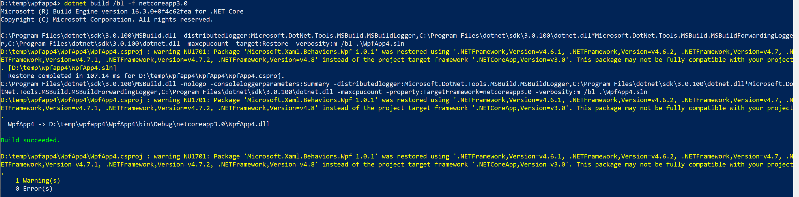 help me！！Why is it wrong instead of warning? · Issue #1935 · dotnet/wpf · GitHub
