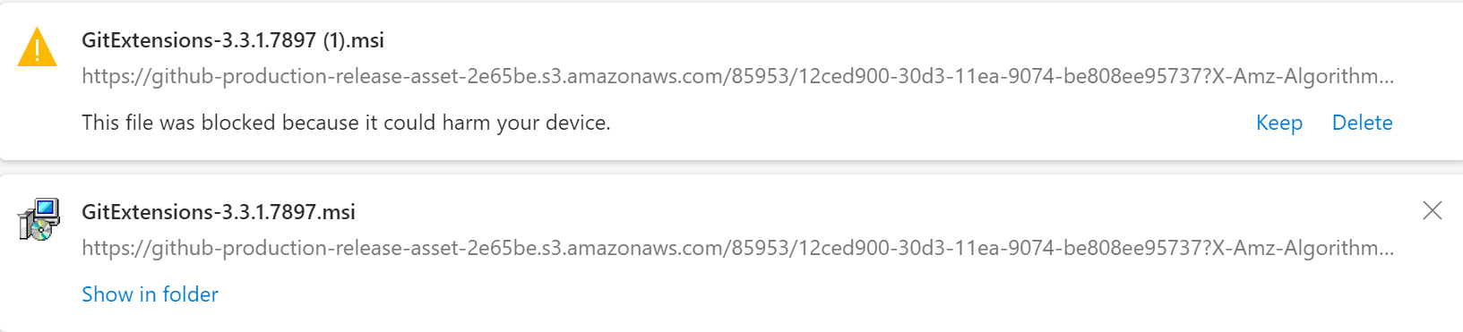 Microsoft Defender SmartScreen warning against GitExtensions MSI installer · Issue #7738 ...