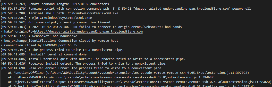 Cannot connect using VSCode · Issue #101 · WassimBenzarti/colab-ssh · GitHub