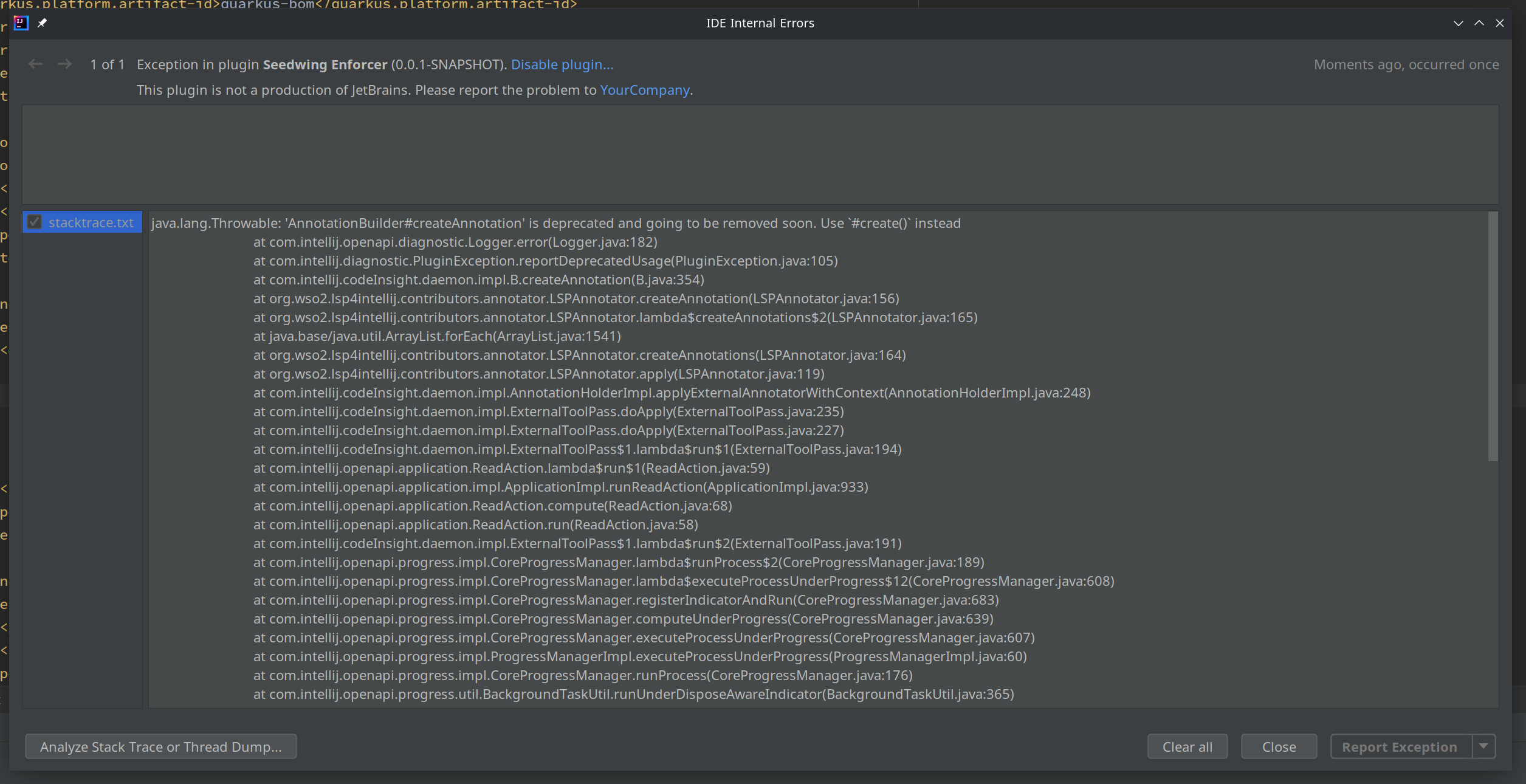 `createAnnotation` deprecated · Issue #300 · ballerina-platform/lsp4intellij · GitHub