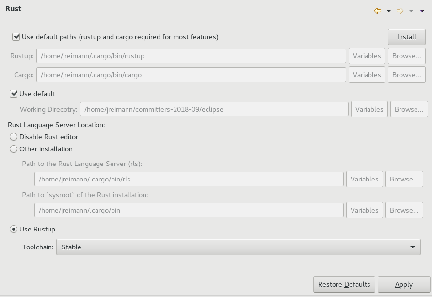 Rust editor doesn't show errors · Issue #162 · eclipse-corrosion/corrosion · GitHub