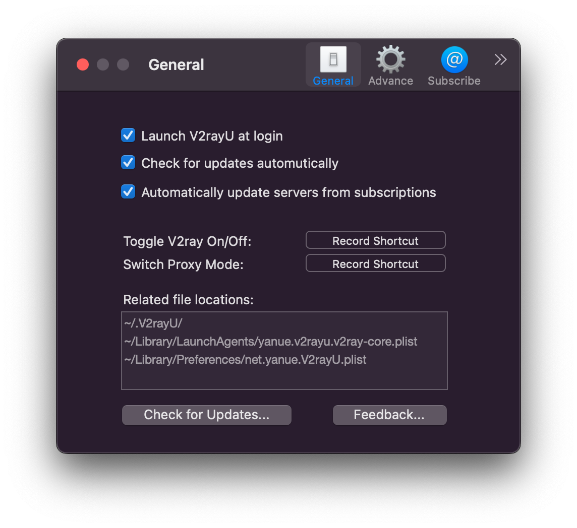 Preferences 界面改进 · Issue #1082 · yanue/V2rayU · GitHub