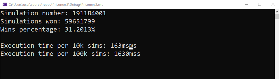 GitHub - SzinDzeks/100-prisoners-problem: Quick and dirty, but ...